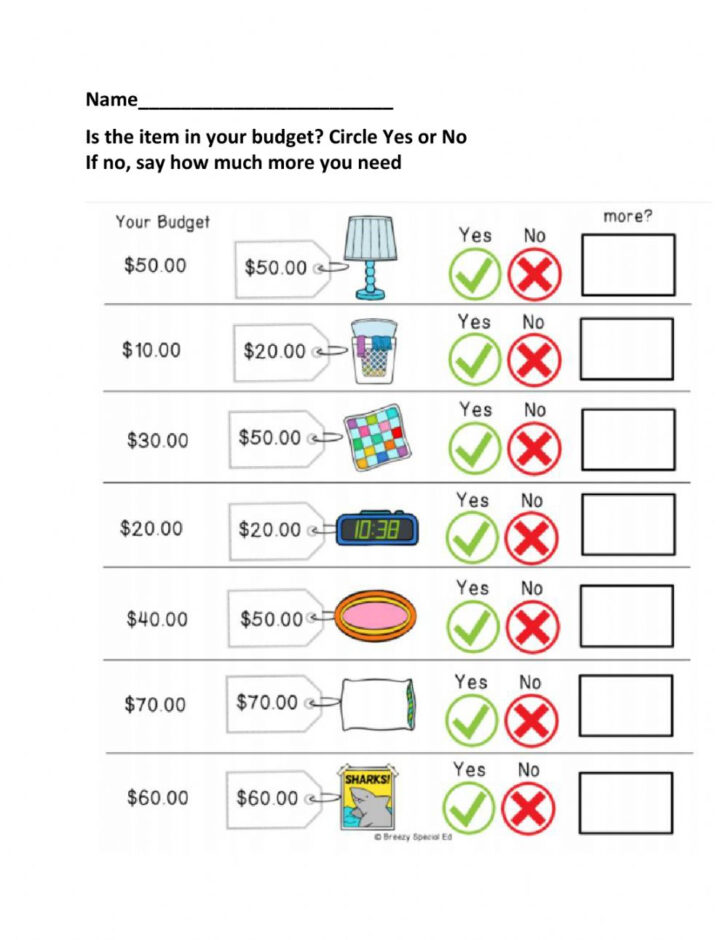 Budgeting Interactive Worksheet Budgeting Worksheets Budgeting Interactive Worksheet Budgeting Worksheets