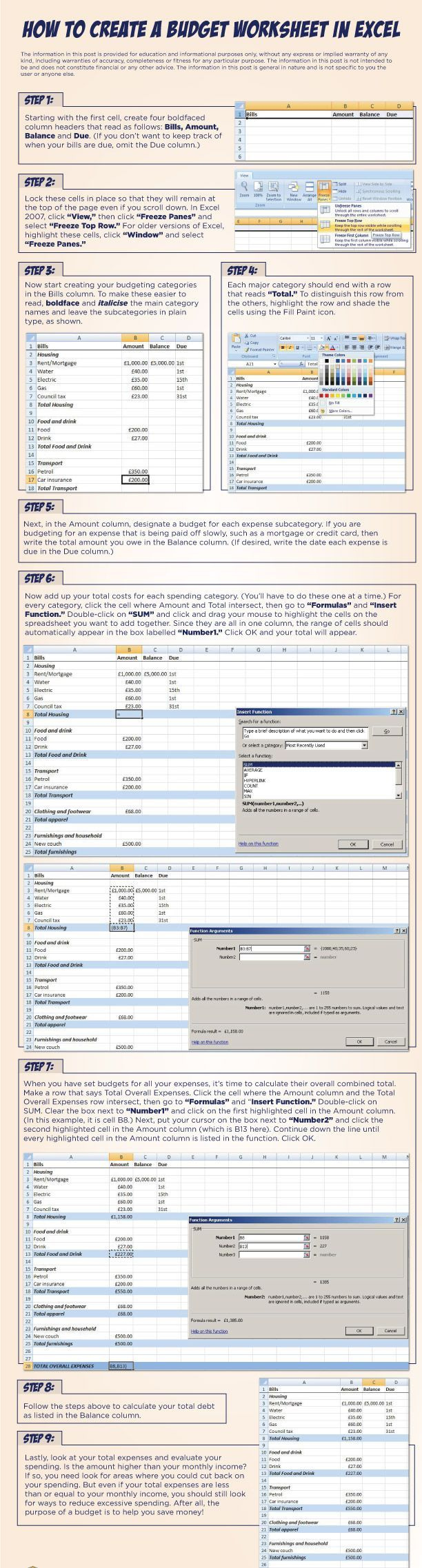 Make A Budget Worksheet Answer Key Budgeting Worksheets