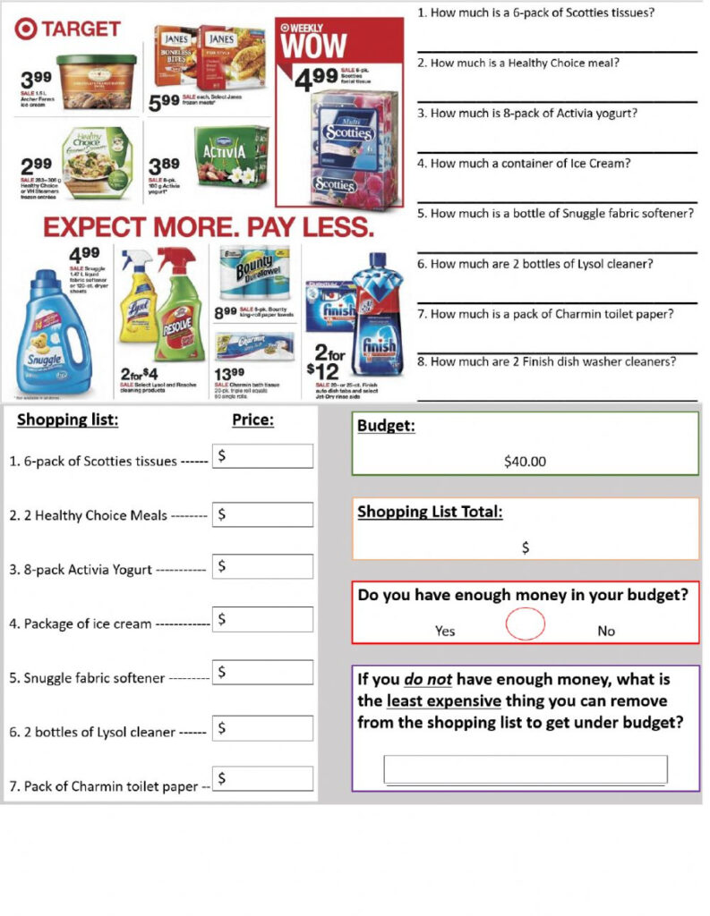 Budget Math Worksheets | Budgeting Worksheets