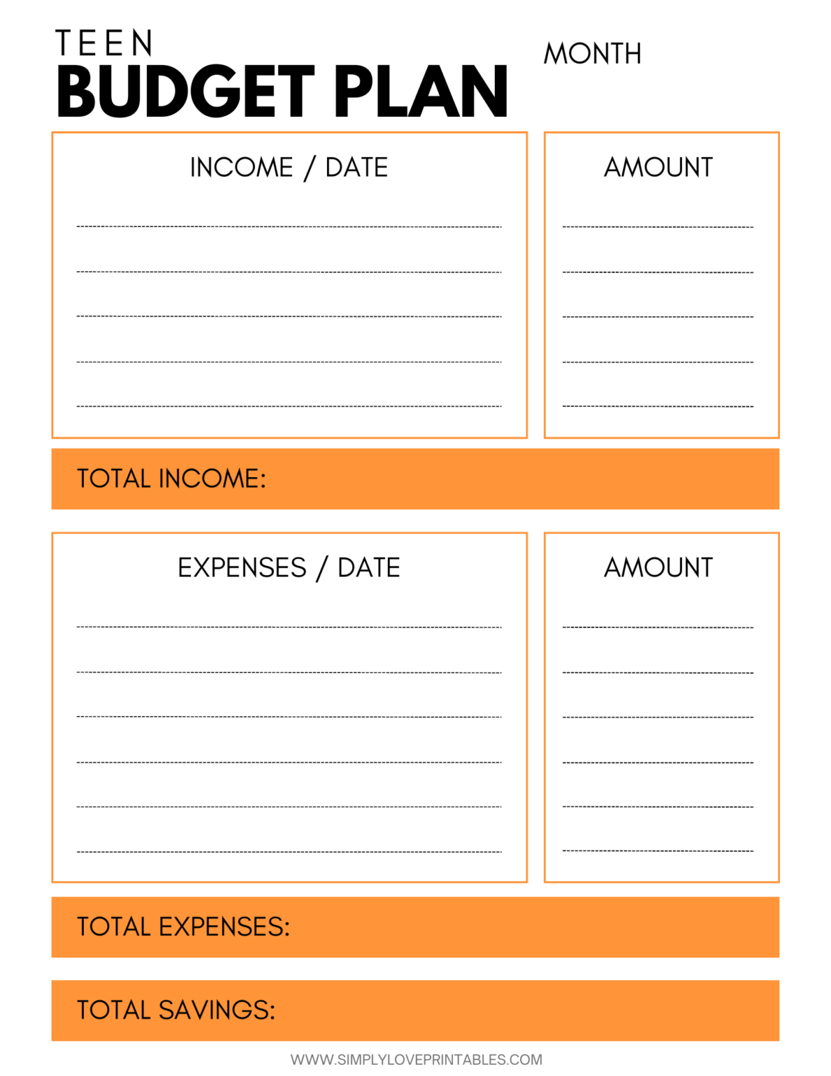 Budgeting Worksheets High School | Budgeting Worksheets